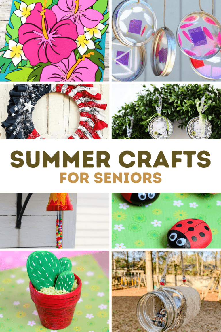 20 Fun And Easy Summer Crafts For Seniors To Boost Creativity